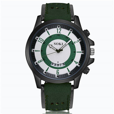 SOKI Fashion Watch Men Casual Military Sport Men's Watch High Quality ...